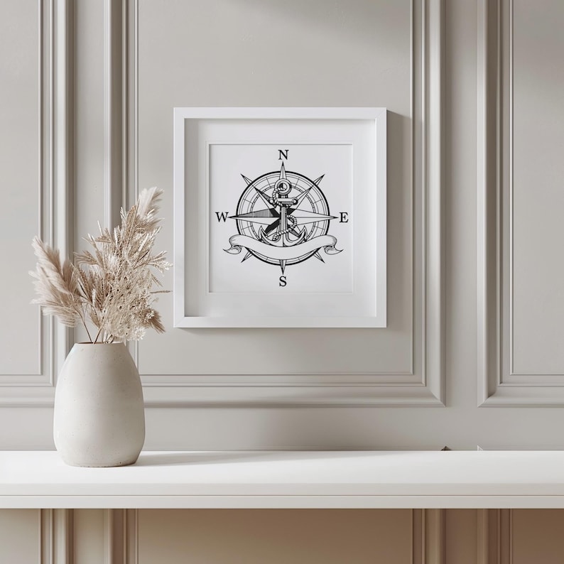 Marine Compass SVG Bundle: Nautical Rose Designs (digital Download) - Etsy