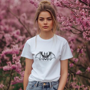 Scary Bat Svg Bundle,fierce Bat Head Illustration Svg, Black and White ...