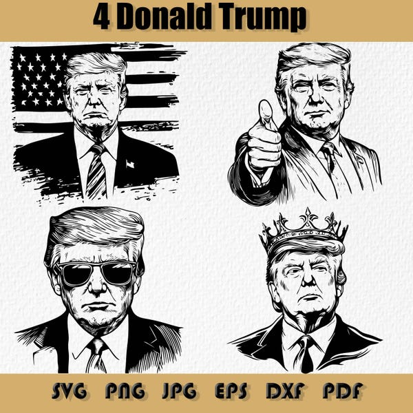 Trump Svg - Etsy