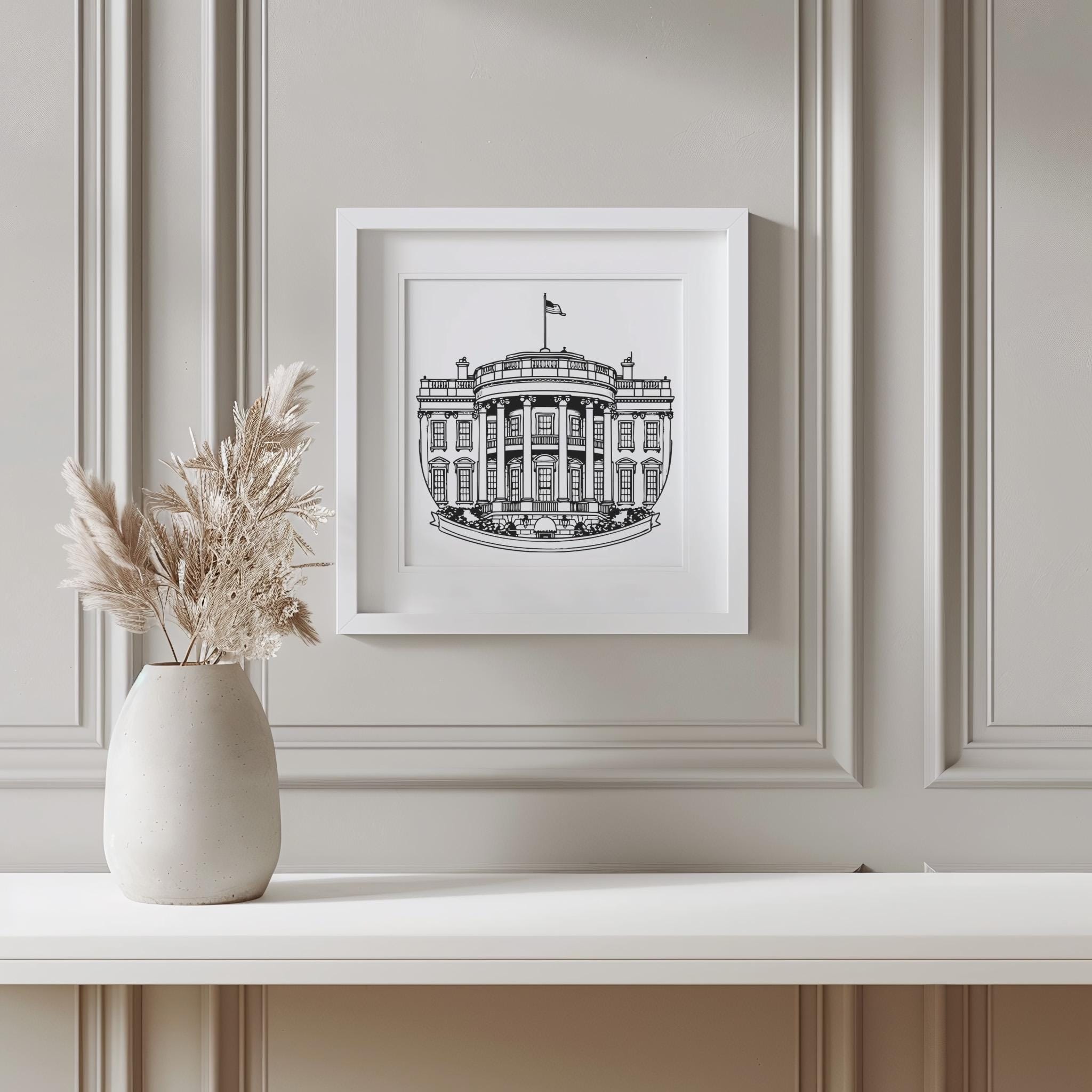 White House U.S. Svg Bundle, Png , U.S. President Home Mansion Building ...