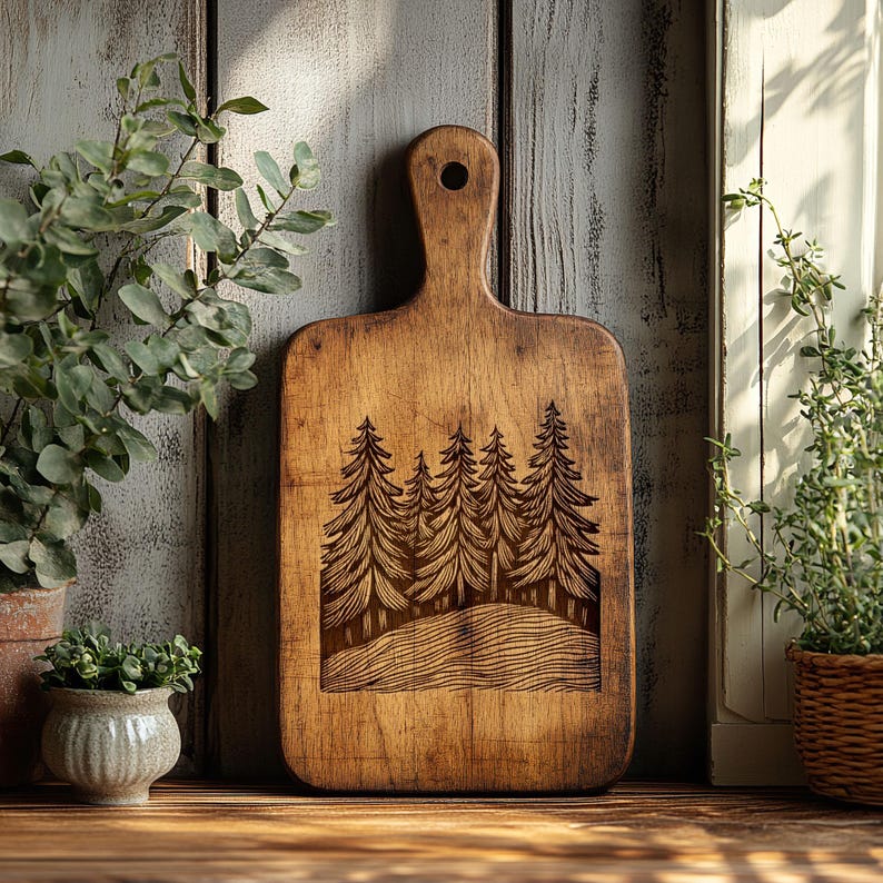Redwood Svg Bundle, Trees Clipart, Redwood Tree Laser Engraving File ...