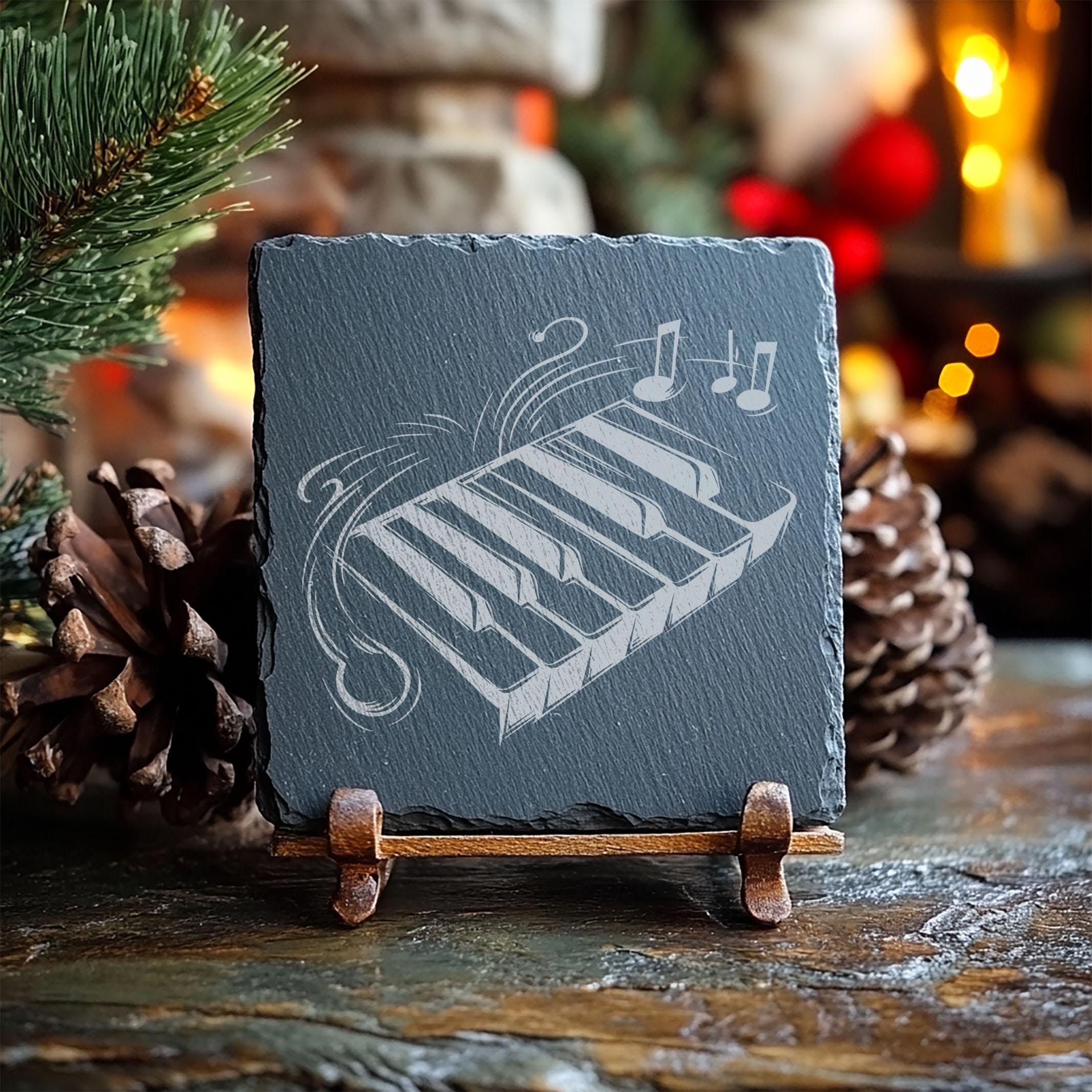 Piano Keys Treble Clef Svg Bundle,piano Keyboard With Music Notes Mug ...
