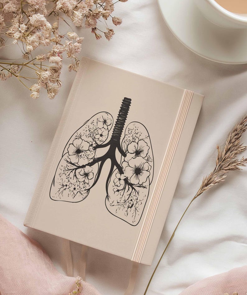 Floral Lungs SVG Bundle: Human Anatomy, Wildflowers (digital Files) - Etsy