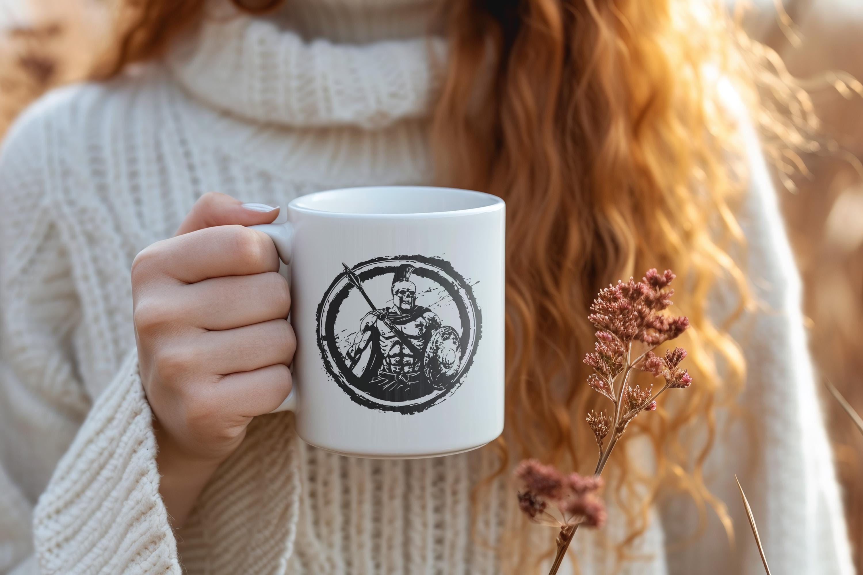 Skeleton Spartan SVG Bundle,skeleton Spartan Warrior Clipart,warrior ...