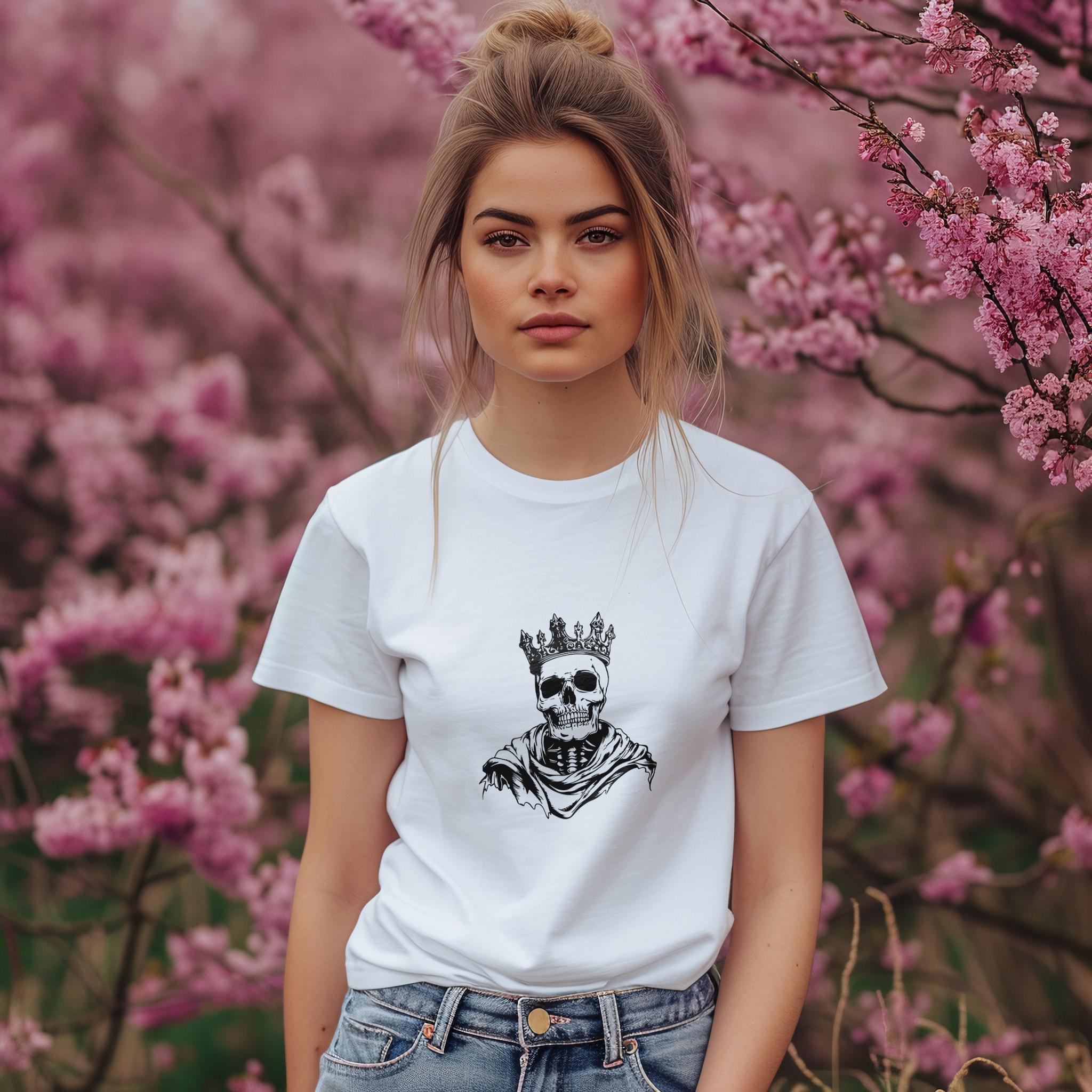 King Skeleton Svg Bundle,png,crowned Skeleton King Svg Files for Cricut ...