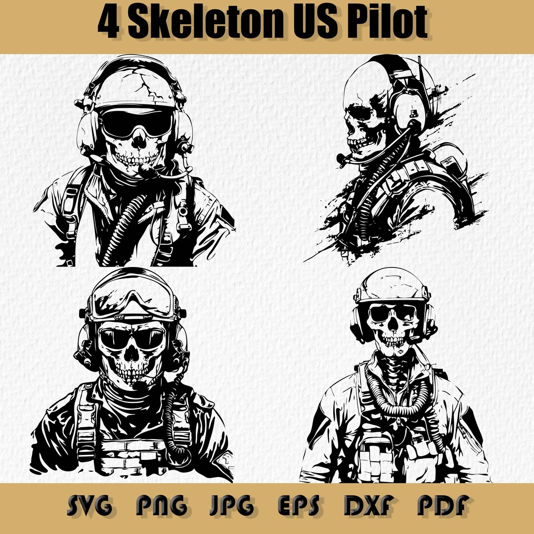 Skeleton US Military Svg Bundle,soldier Svg,warrior Png,skeleton ...