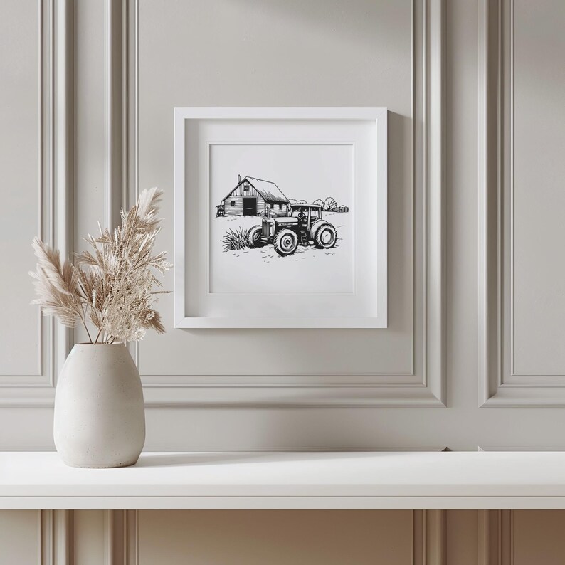 Old Farm Tractor Svg Bundle,png,classic,cricut,silhouette,farming Decal ...