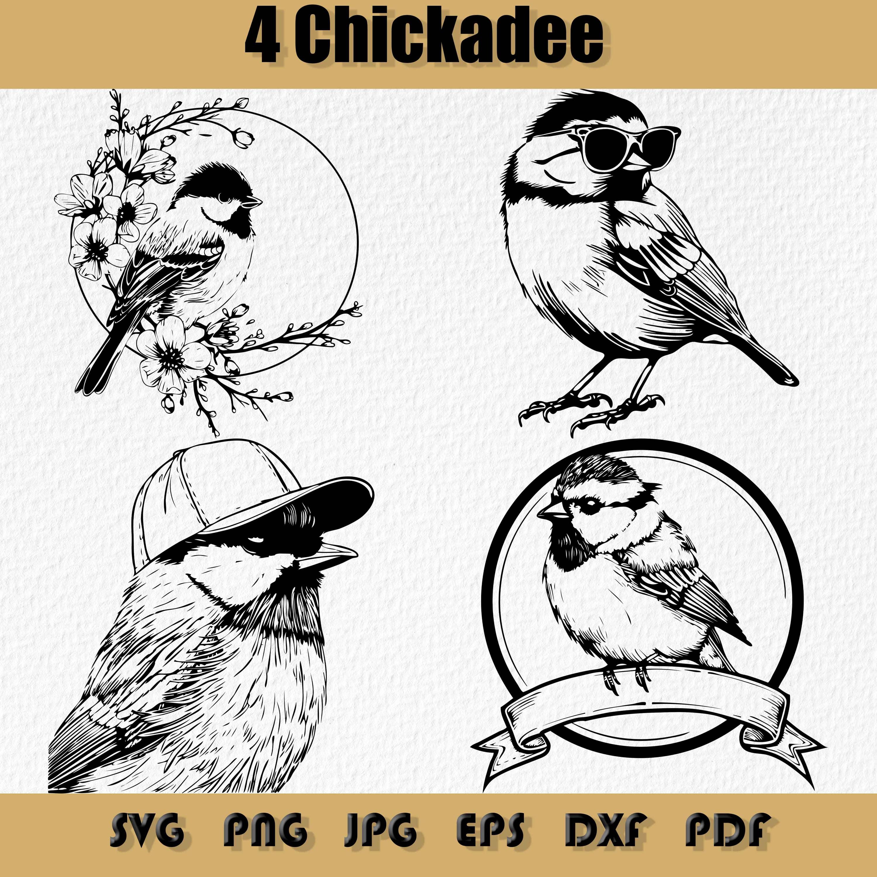 Chickadee Svg Bundle,png, Birds Clipart, Cute Bird Clipart,flying ...