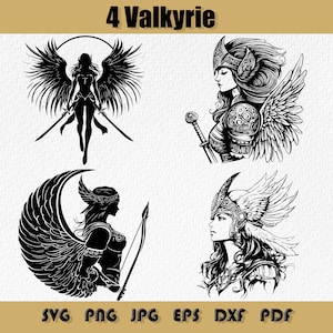Valkyrie Svg Bundle, Valkyrie Warrior Png, Valkyrie Cricut , Valkyrie ...