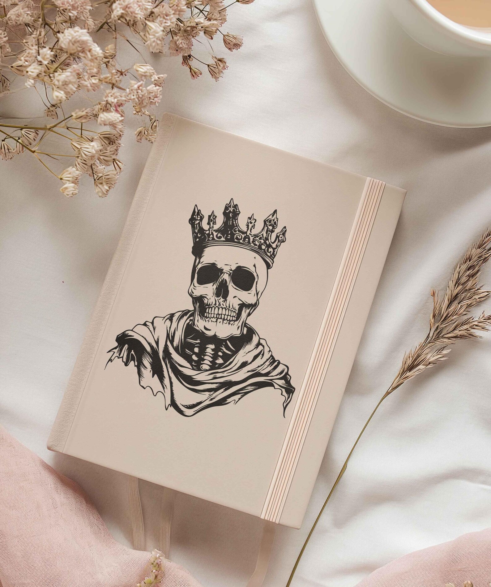 King Skeleton Svg Bundle,png,crowned Skeleton King Svg Files for Cricut ...