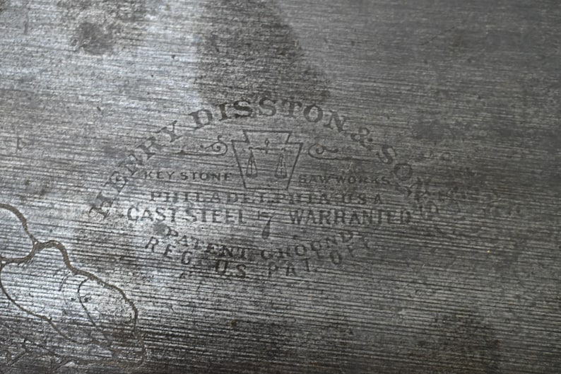 Antique H. Disston & Sons Panel Saw No. 7 1896-1917 - Etsy
