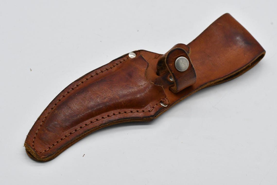 Vintage Schrade 152 Sharp Finger Knife With Original Leather Sheath - Etsy