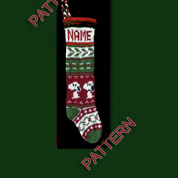 Snoopy Stocking Pattern - Etsy