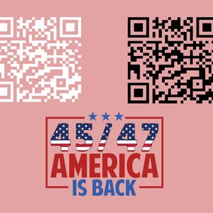 QR President Trump Dance Code Png Svg Jpg Eps, 45/47 Trump Dancing Code ...
