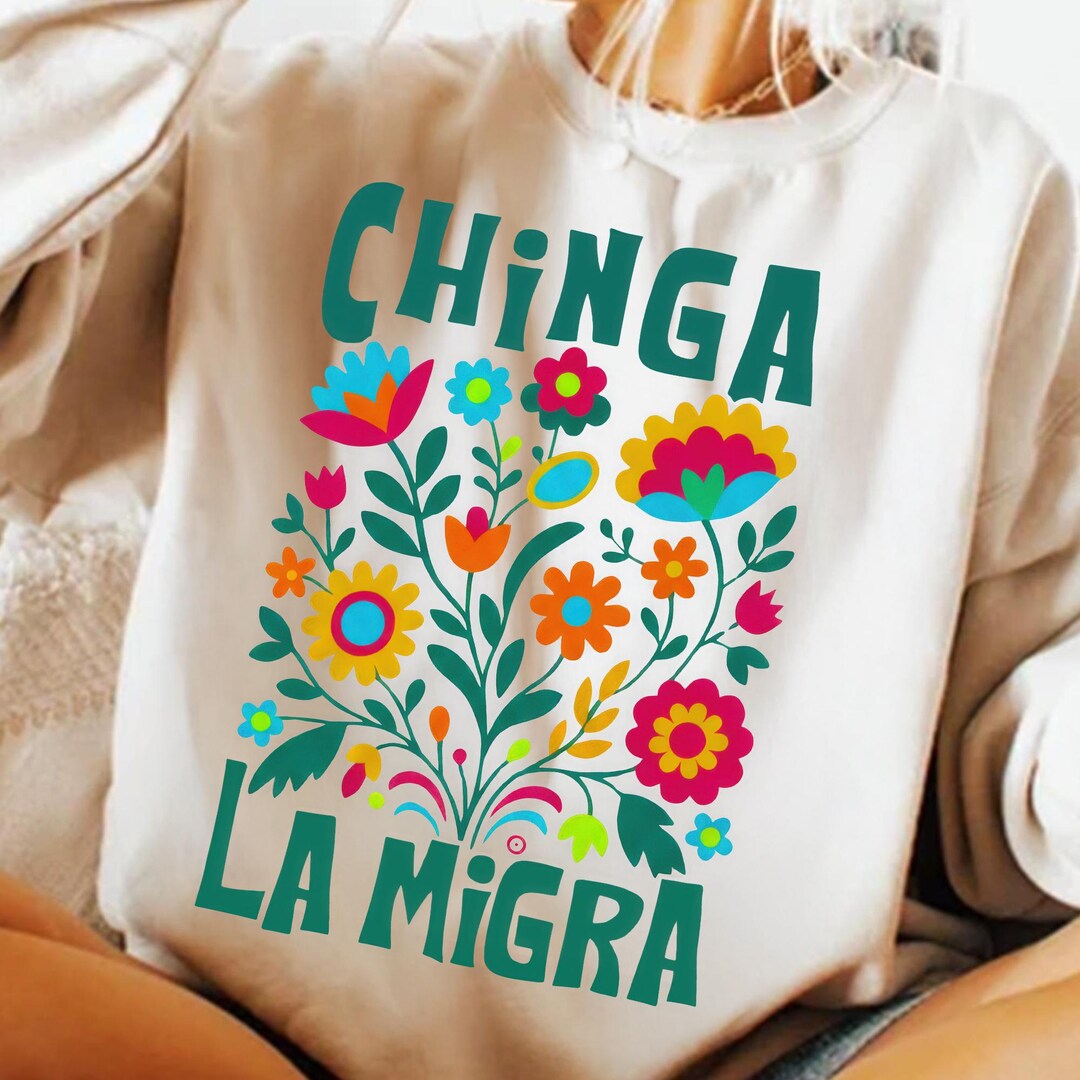 Anti ICE Shirt PNG, Chinga La Migra Png, Funny Political Shirts Png ...