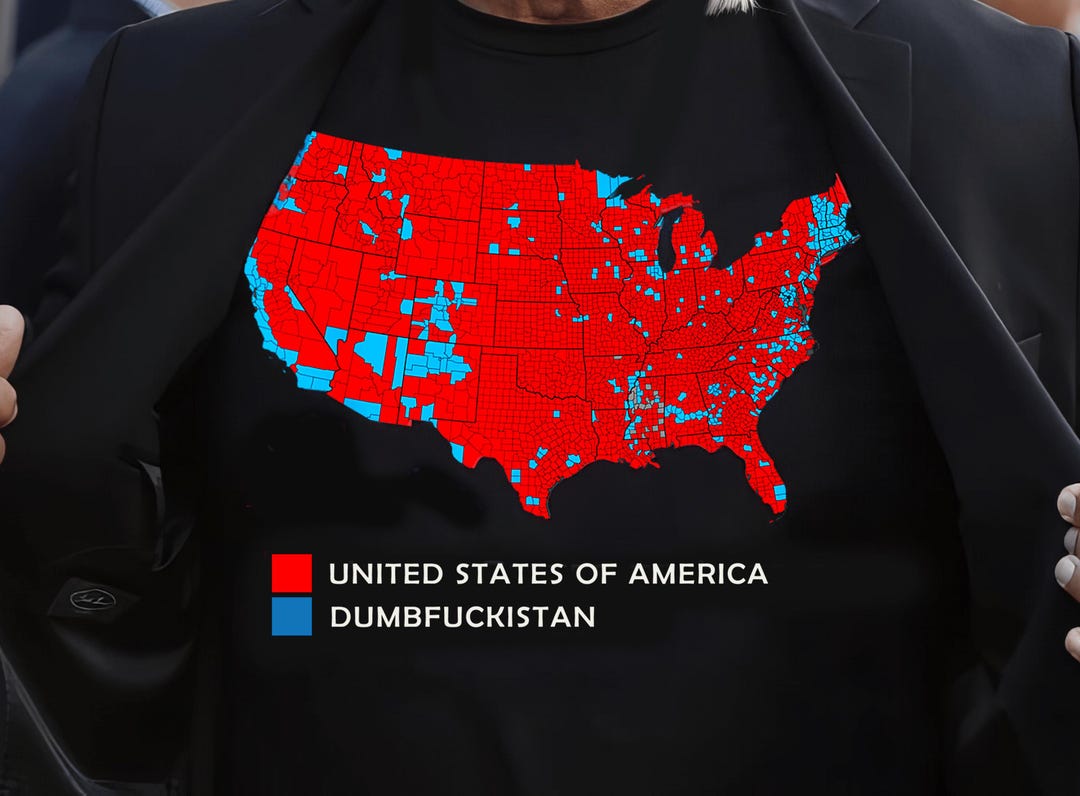 Red Wave Map of USA in the 2024 Presidential Election Maga, Trump Png ...