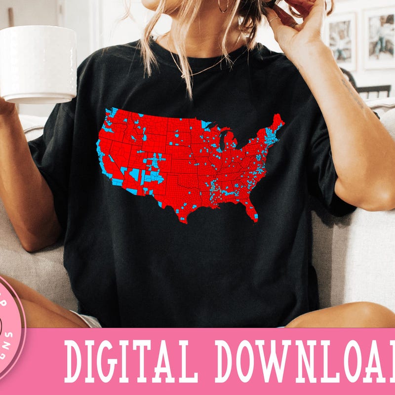 Trump Map 2024 Shirt - Etsy