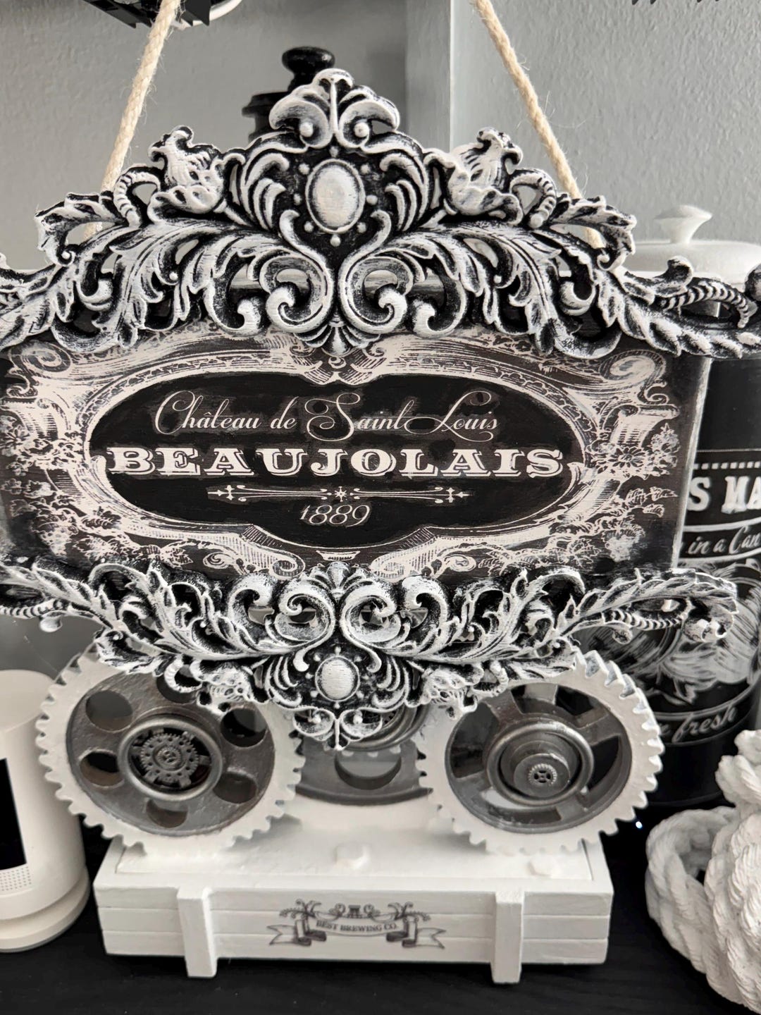 Farmhouse Sign, French Country Sign, Wall Decor, Shabby Chic Sign. - Etsy