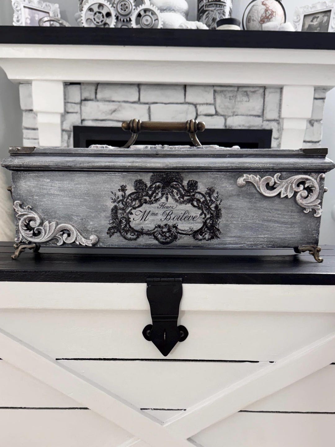 Farmhouse Box, French Country Box, Victorian, Baroque, Centerpiece - Etsy