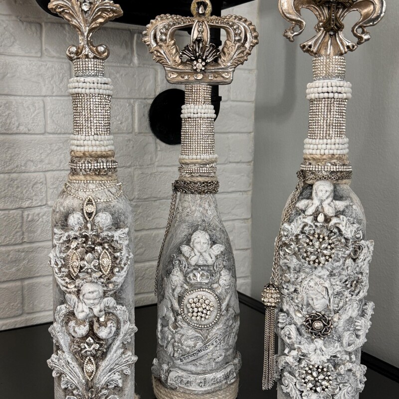 Decorated Bottles - Etsy