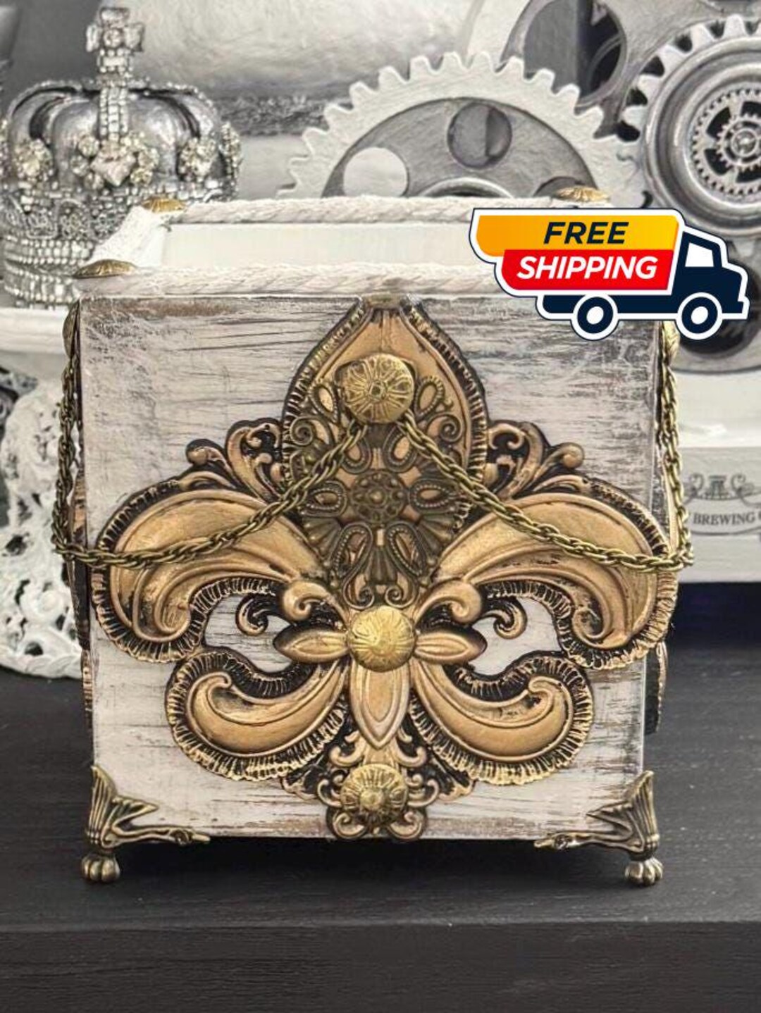 Farmhouse Box, Farmhouse Decor, Centerpiece,french Country ,rustic Box ...