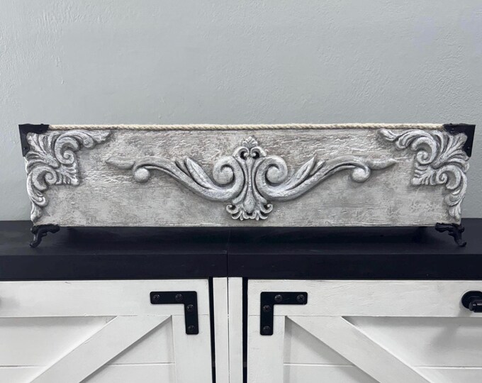 Farmhouse Box, Homedecor, Centerpiece,french Country Rustic Decorative ...