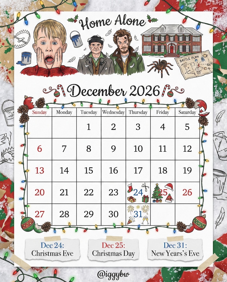 Aesthetic 2026 Calendar Prompt Generated. Examples Movie & K-drama ...