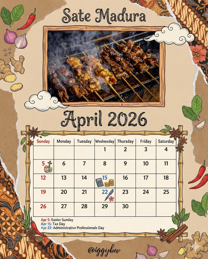 Aesthetic 2026 Calendar Prompt Generated. Examples Movie & K-drama ...