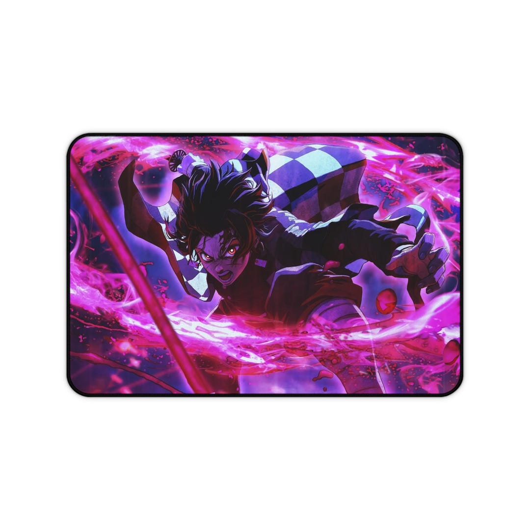 Demon Slayer Mousepad Tanjiro Kamado Mousepad Gift for Gamer Fathers ...