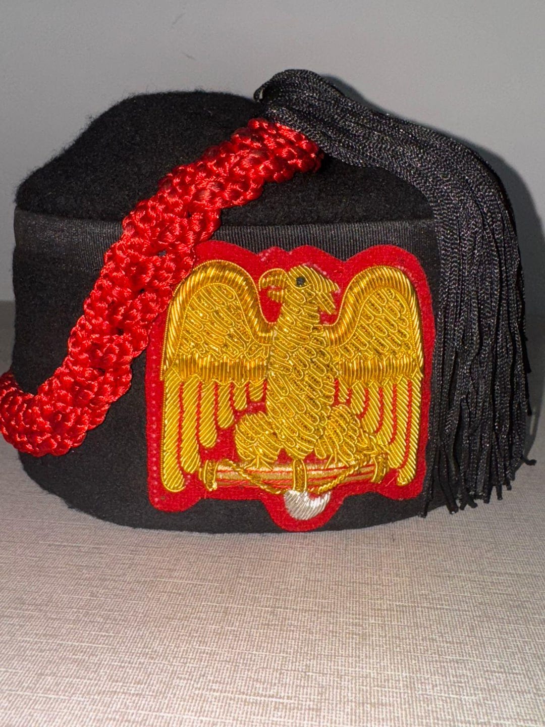 Handmade WW2 Italian Mussolini Fez Cap Reproduction – Military-style ...