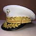 Vietnam Era WW2 Salute Uniforms USMC Commandant Dress White Hat, All ...