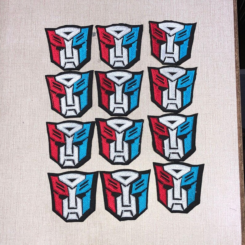 Embroidery Optimus Prime Transformers Patch 2.5 Inches Height 2.5 ...