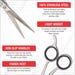 Barber Sharp Edge Scissors 6.5" Professional Hair Cutting Shears Salon ...
