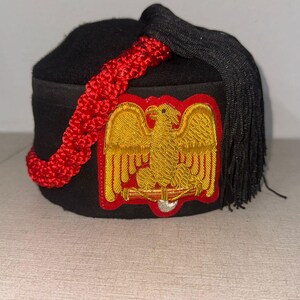 Handmade WW2 Italian Mussolini Fez Cap Reproduction – Military-style ...