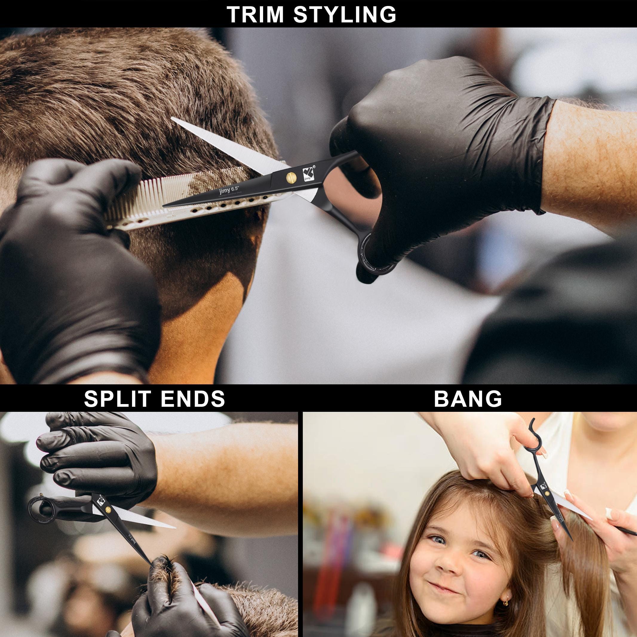 Professional Super Cut Sharp Barber Scissors 6.5 Inch Hair Cutting ...