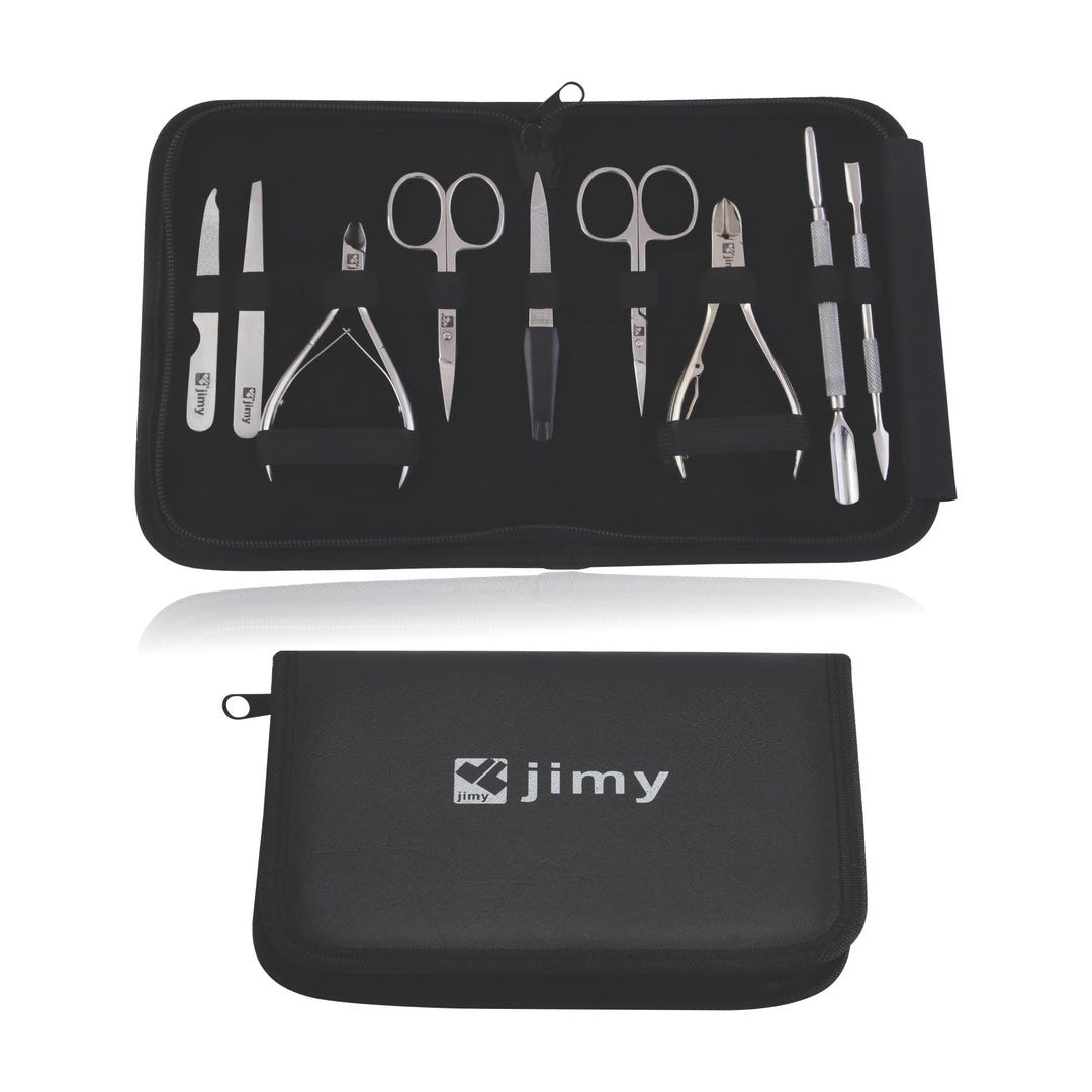 Personal and Beauty Parlour Luxury Manicure Pedicure Tool Kit 9 Pieces ...