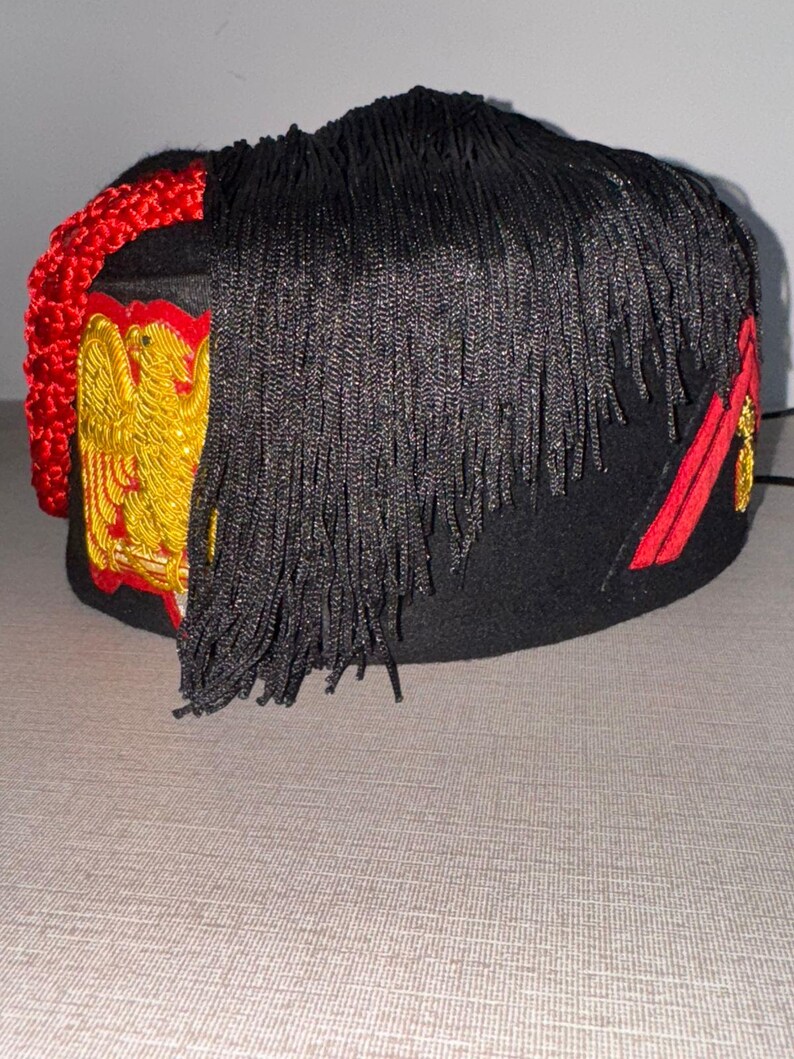 Handmade WW2 Italian Mussolini Fez Cap Reproduction – Military-style ...