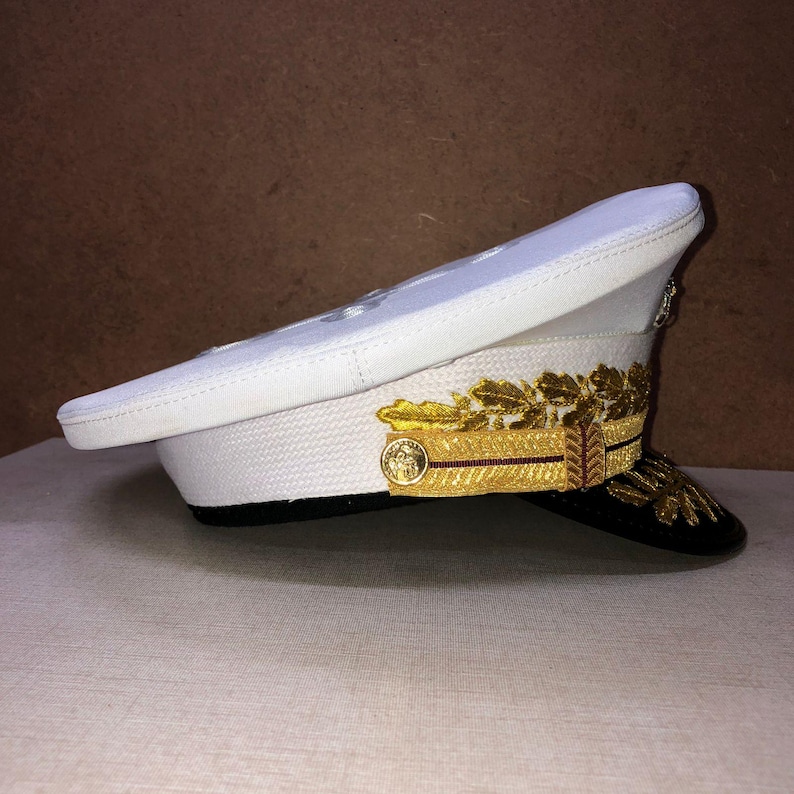 Vietnam Era WW2 Salute Uniforms USMC Commandant Dress White Hat, All ...