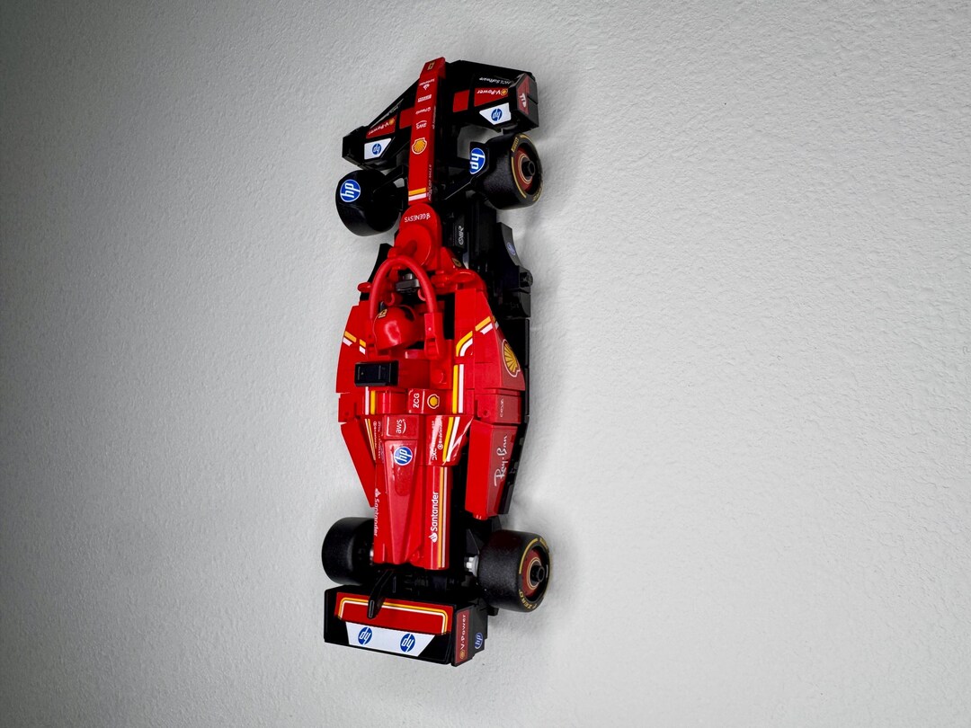 F1 Car Display Wall Mount - Speed Champions Series, Vertical, Black - 5 ...