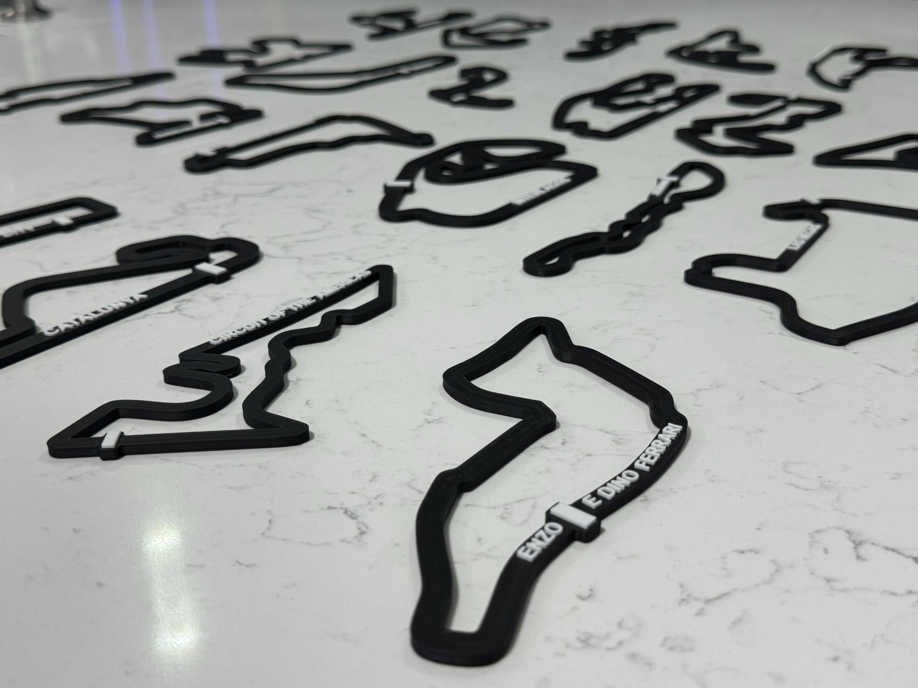 3D Printed F1 Tracks - Etsy