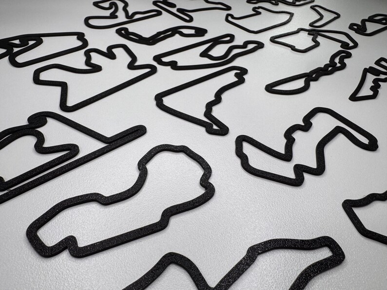 3D Printed F1 Tracks - Etsy