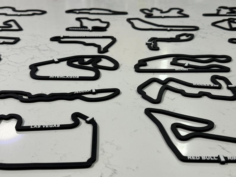 3D Printed F1 Tracks - Etsy