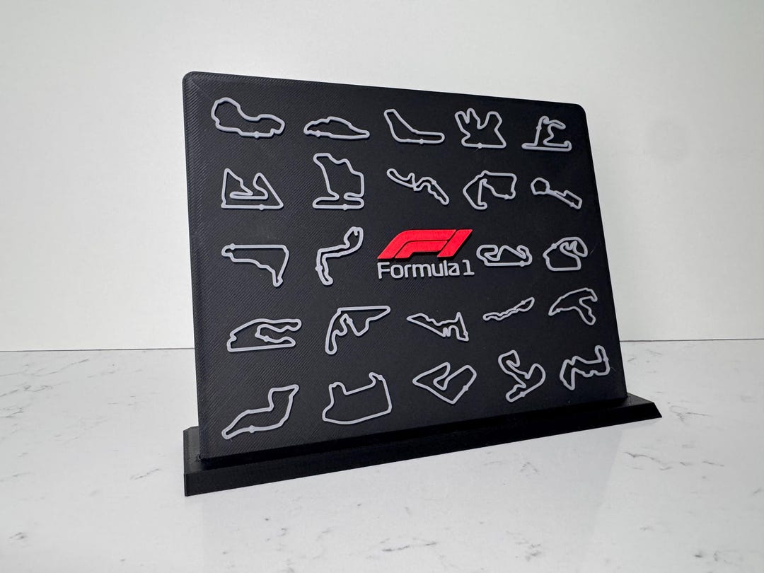 Formula 1 Tracks Display – 3D Printed Desk Decor - Etsy