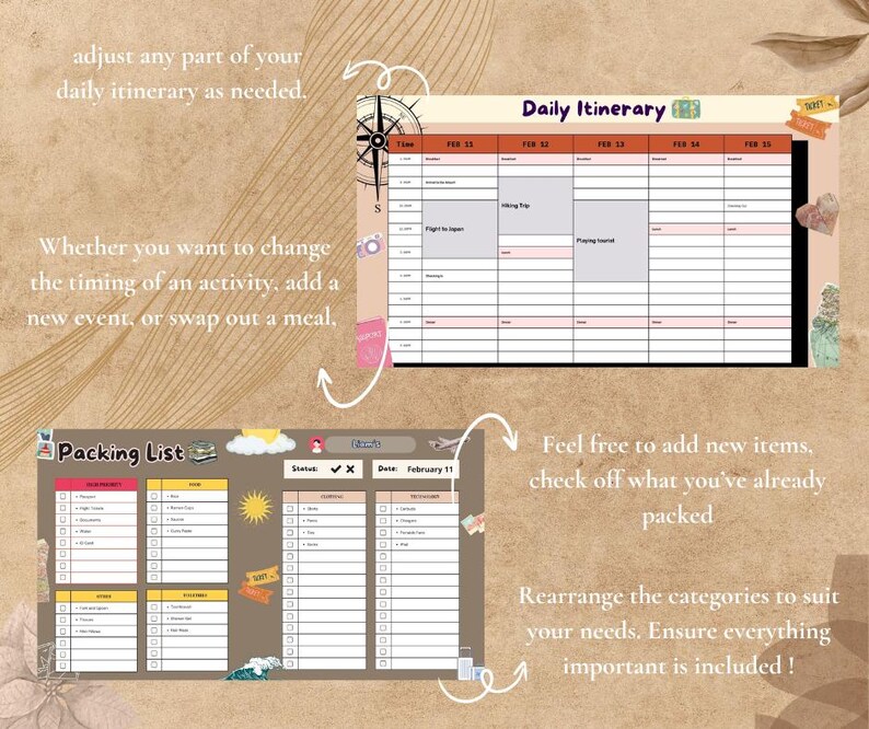 Aesthetic Travel Planner 2024 - Etsy