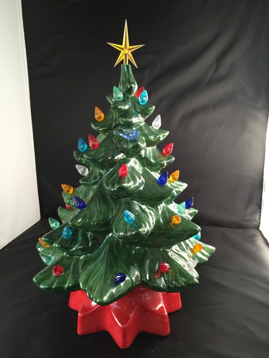 Christmastree Unpainted Paint Your Own Ceramic Tree Handmade - Etsy