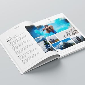 Simple Magazine | Magazine Template | Magazine Layout | Minimalist ...