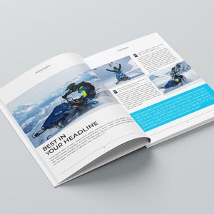 Simple Magazine | Magazine Template | Magazine Layout | Minimalist ...