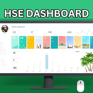 Comprehensive HSE Dashboard Template Safety Management Excel Tool ...