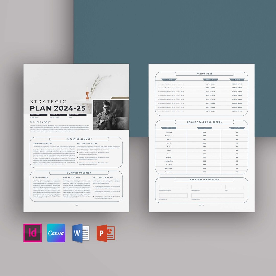 Strategic Plan Strategic Planning Strategic Plan Template Strategic ...