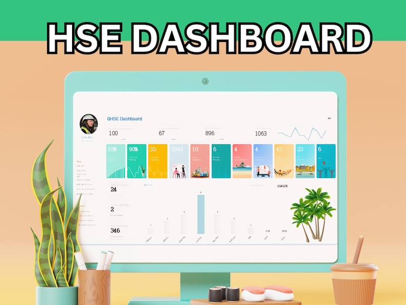 Comprehensive HSE Dashboard Template Safety Management Excel Tool ...